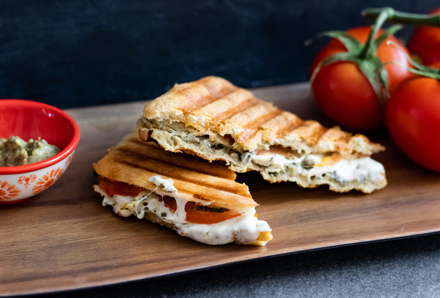 Caprese Chicken Panini - Belqui's Twist