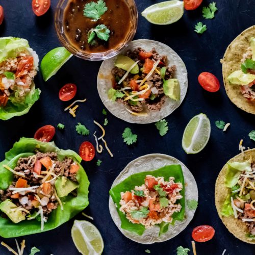 Let's Party! Beef (Dominican style) and Fish Tostadas, Tacos and ...
