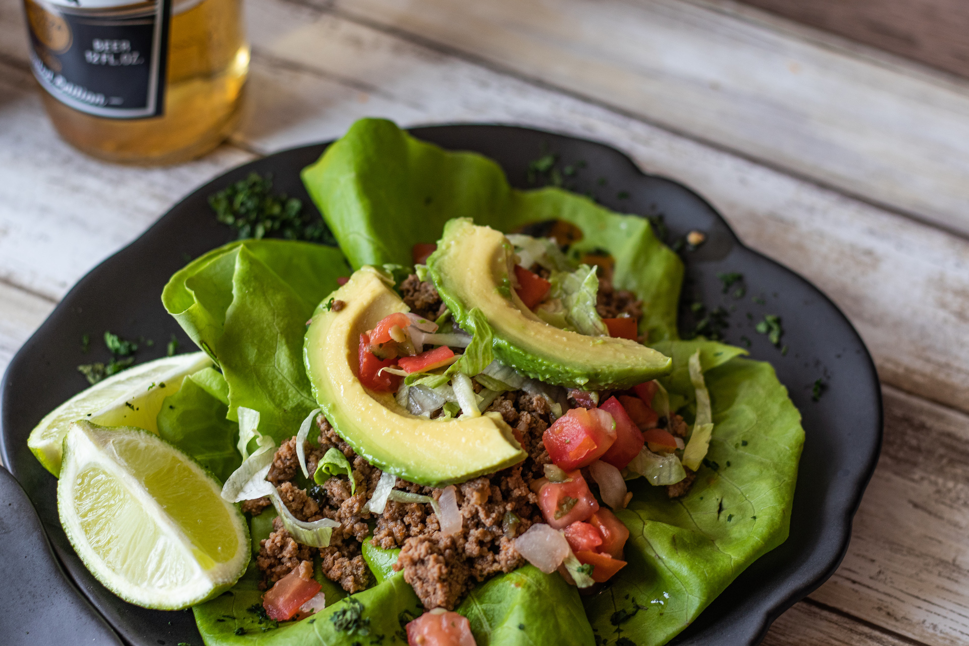 Easy Beef Tostadas, Tacos and Lettuce Cups - Belqui's Twist