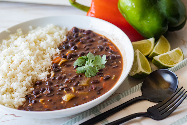 Dominican Rice and beans - Belqui's Twist