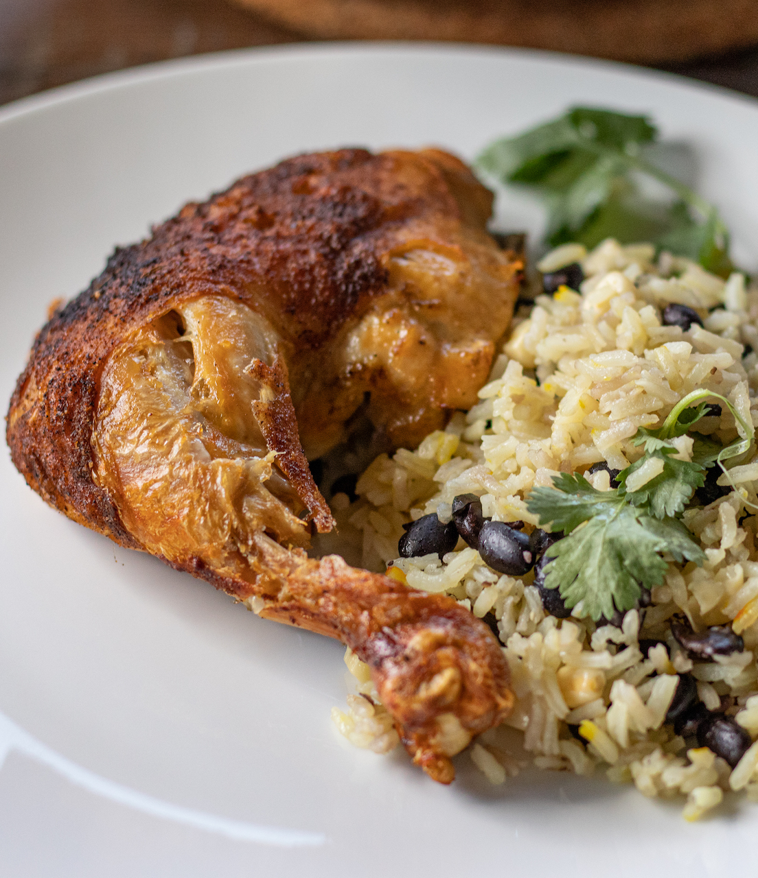 Roasted Butterflied Latin Style Chicken - Belqui's Twist