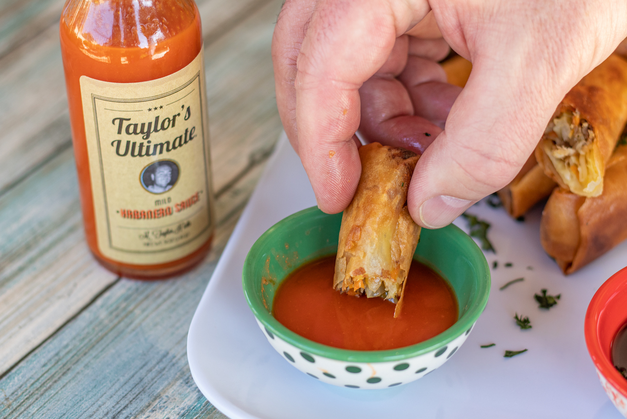 Pulled Pork Spring Rolls - Belqui's Twist