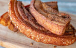 Chicharrones - Dominican Fried Pork Belly with Yuca and Onion Relish ...
