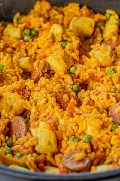 Locrio - Dominican One Pot Chicken and Rice - Belqui's Twist