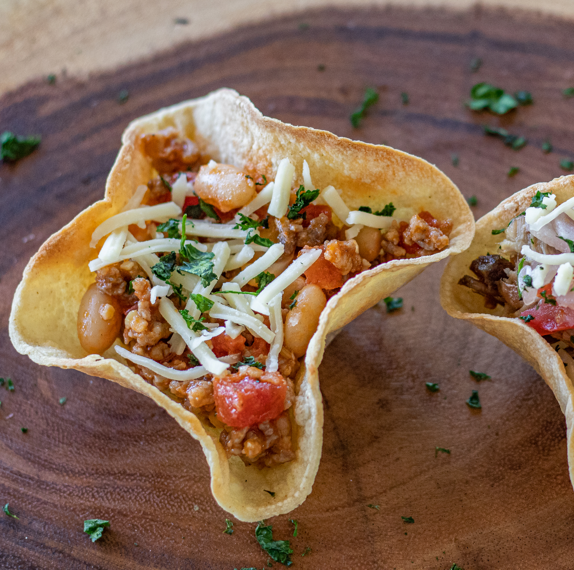How to Make Baked taco bowls - Belqui's Twist