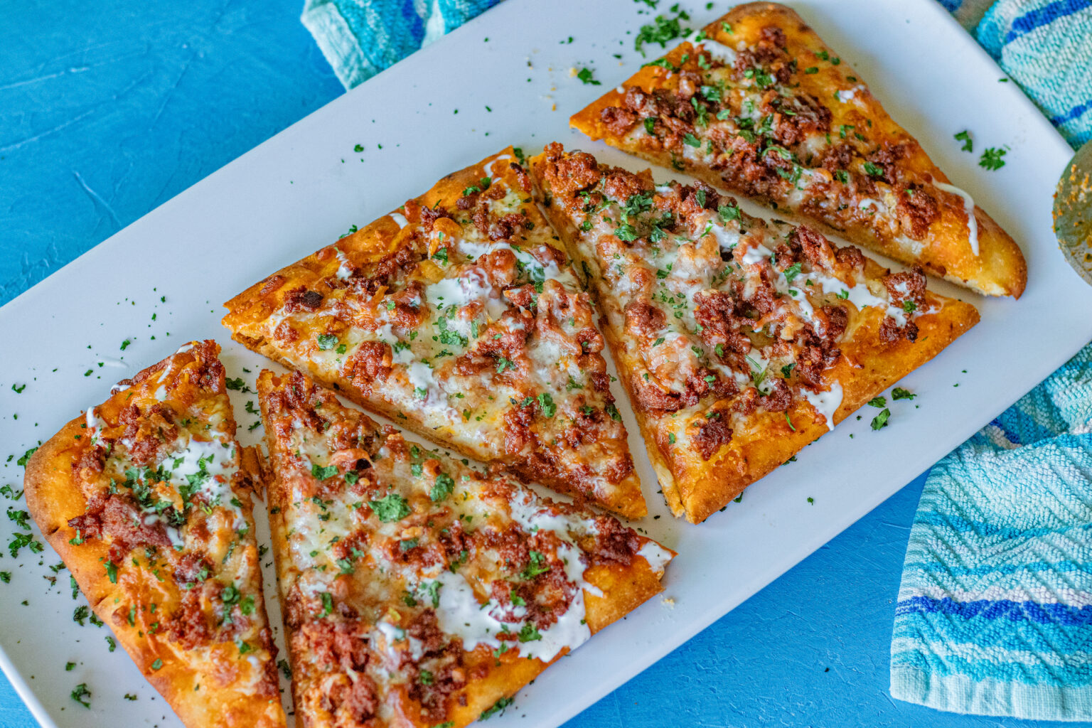 Chorizo Flatbread - Belqui's Twist