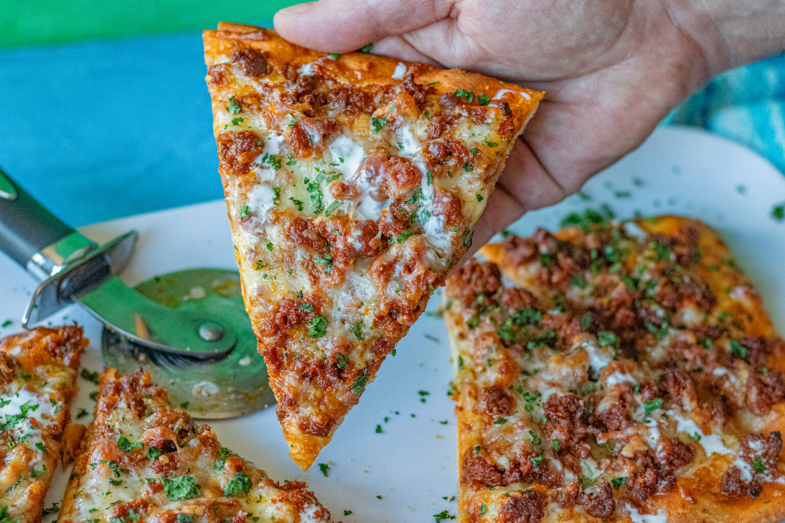 Chorizo Flatbread - Belqui's Twist