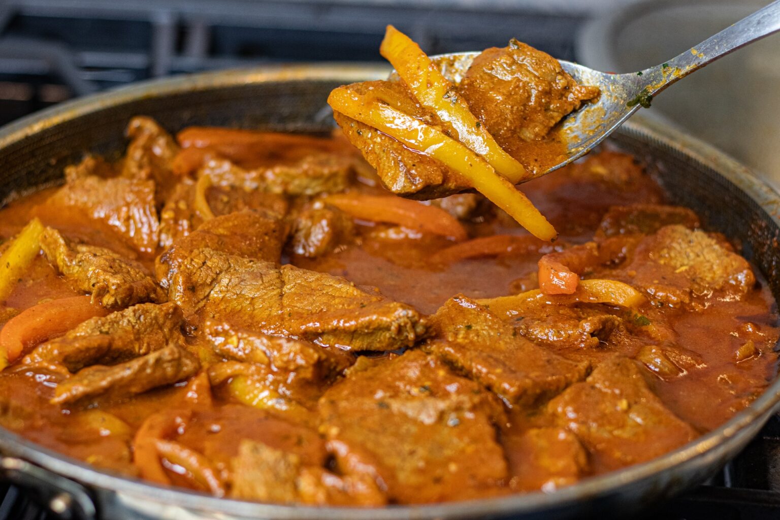 Carne Guisada - Dominican Style Beef Stew - Belqui's Twist